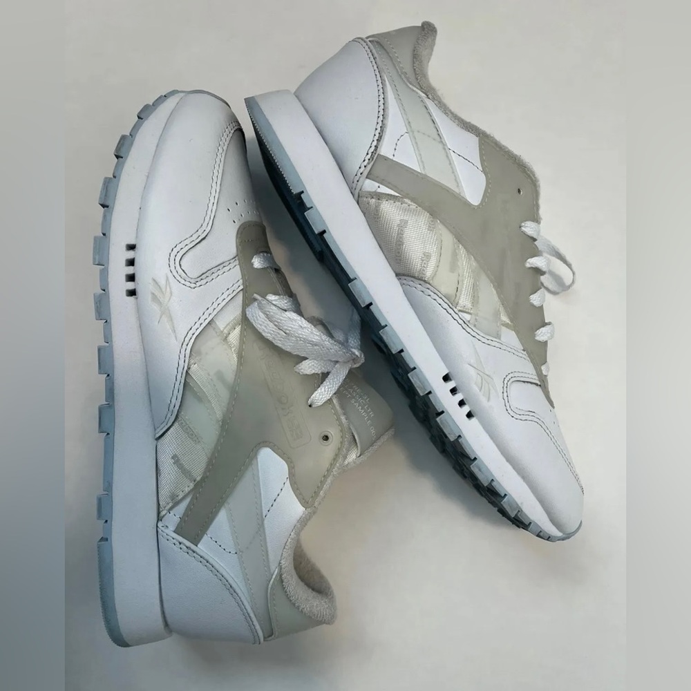 Reebok Classic-90s Vintage, White/Grey, Leather, Conc… - Gem